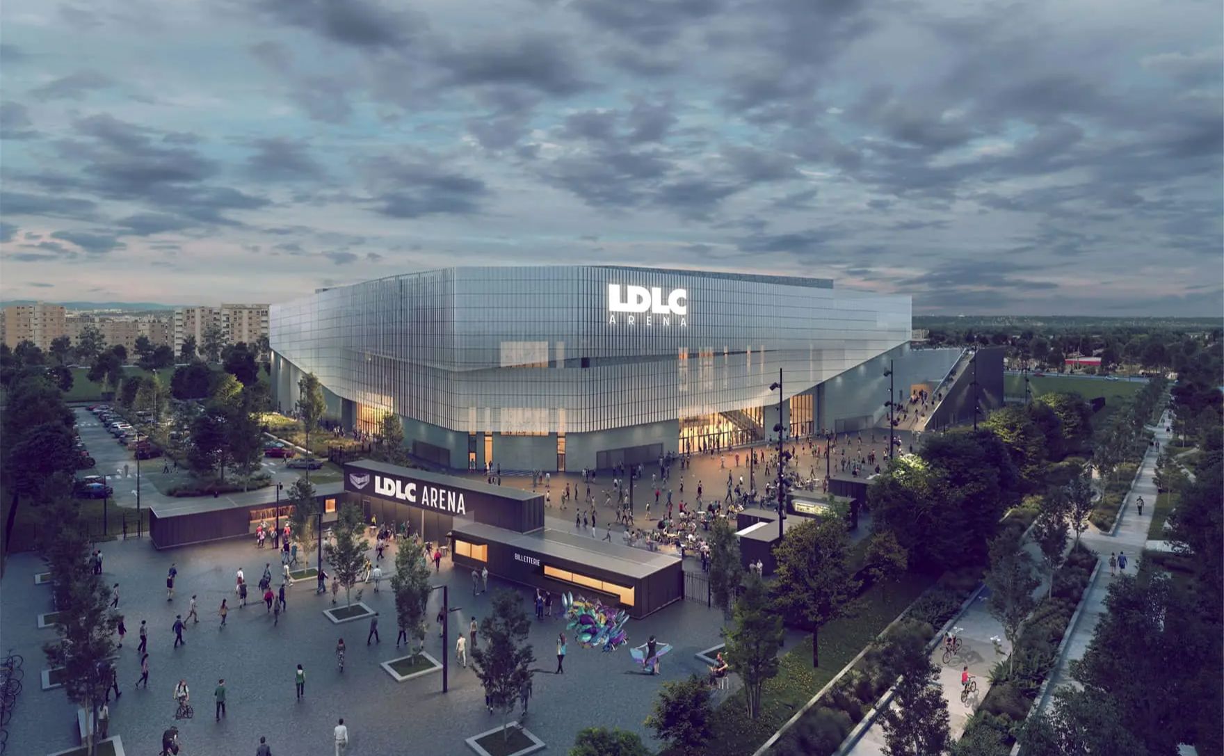 Visite chantier LDLC Arena 24/11/2022